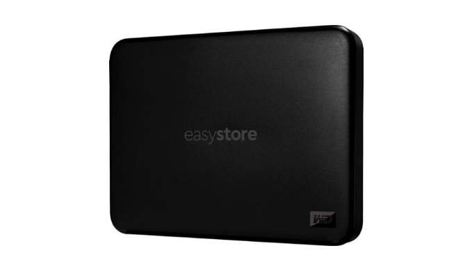 WD - Easystore 1TB External USB 3.0 Portable Hard Drive - Black ...