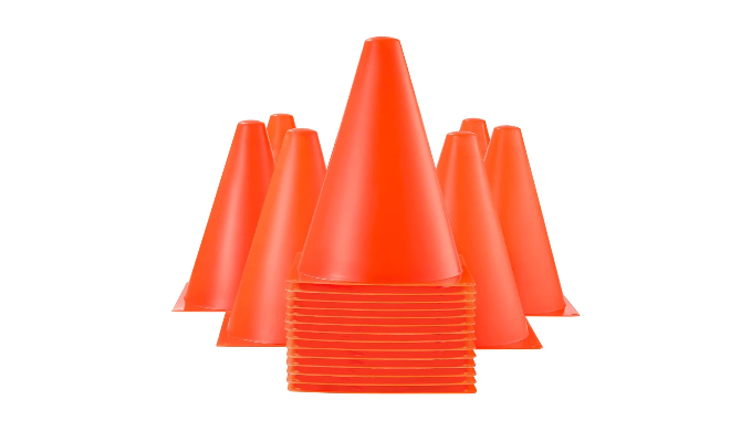 12 pack: 7-inch Traffic Cones Sports Practice - Coupon Codes, Promo ...