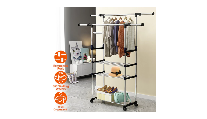 Extendable Garment Hanging Rack - Coupon Codes, Promo Codes, Daily ...