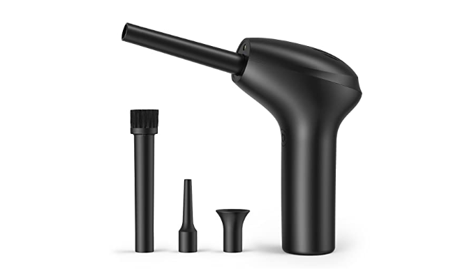 Cordless Air Duster, Computer Keyboard Cleaner, Portable BBQ Blower ...