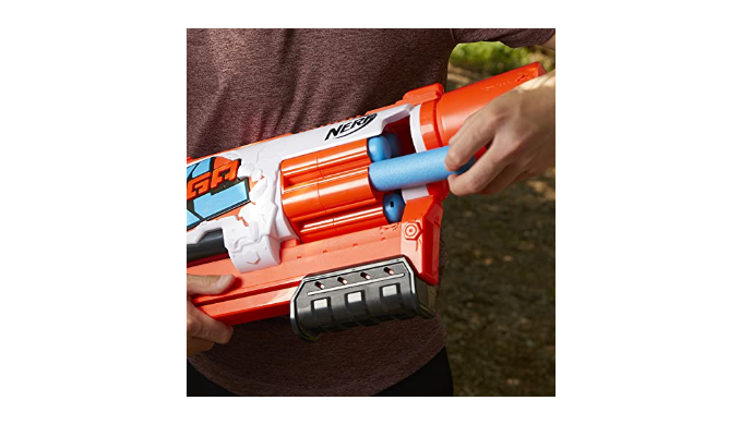NERF Mega XL Boom Dozer Blaster, Largest Mega Darts Ever, XL 6-Dart ...