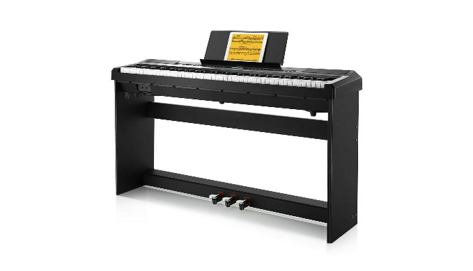 Donner DEP-20 Beginner Digital Piano 88 Key Full Size Weighted Keyboard ...