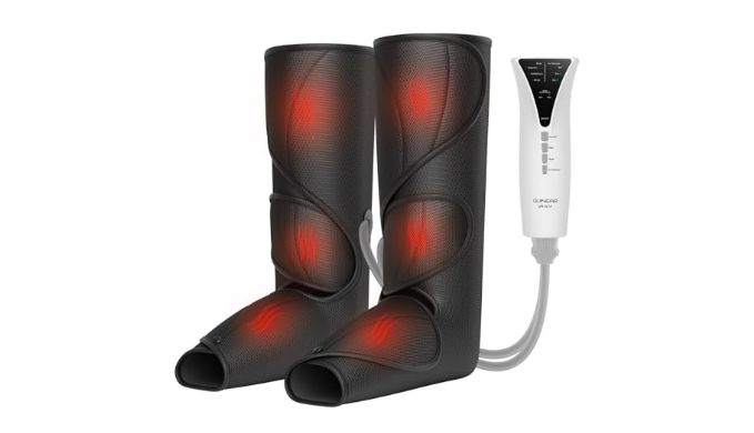 Quinear Leg Massager With Heat Air Compression Massage For Foot And Calf Helpful For Circulation