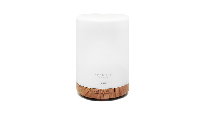 ASAKUKI 300ML Essential Oil Diffuser, Quiet 5-in-1 Premium Humidifier, Natural Home Fragrance ...