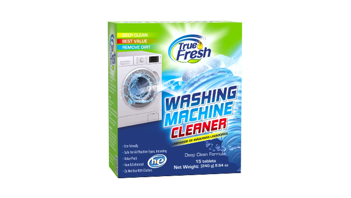 True Fresh Washing Machine Cleaner Tablets 15 Pack - Washer Cleaner ...